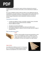 Madera Para Cimbra Tipos Y Usos Pdf Madera Hormigón