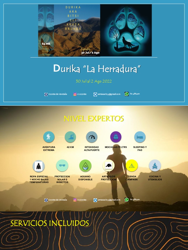 Aventura Extrema en Durika: 4 Días de Montañismo | PDF | Hogar ...