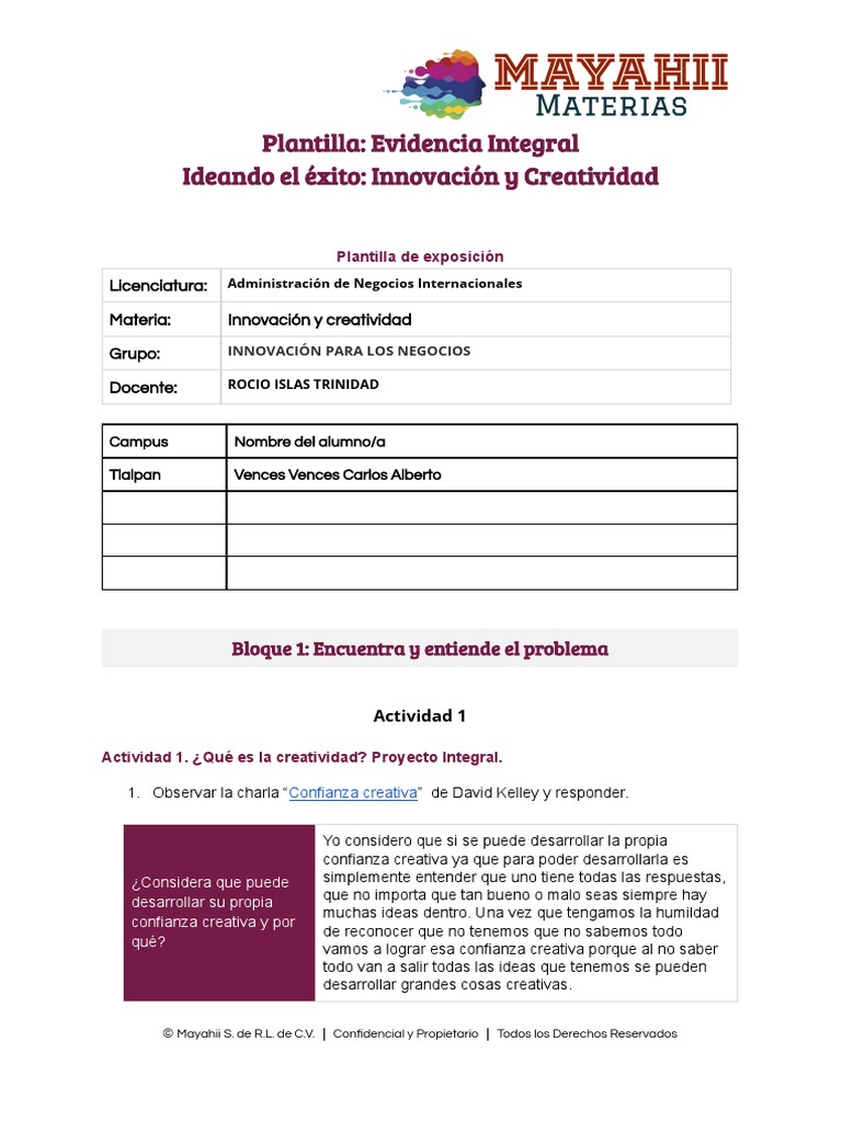 ACT - 1 - CAVV - Copia de Plantilla Evidencia Integral ...