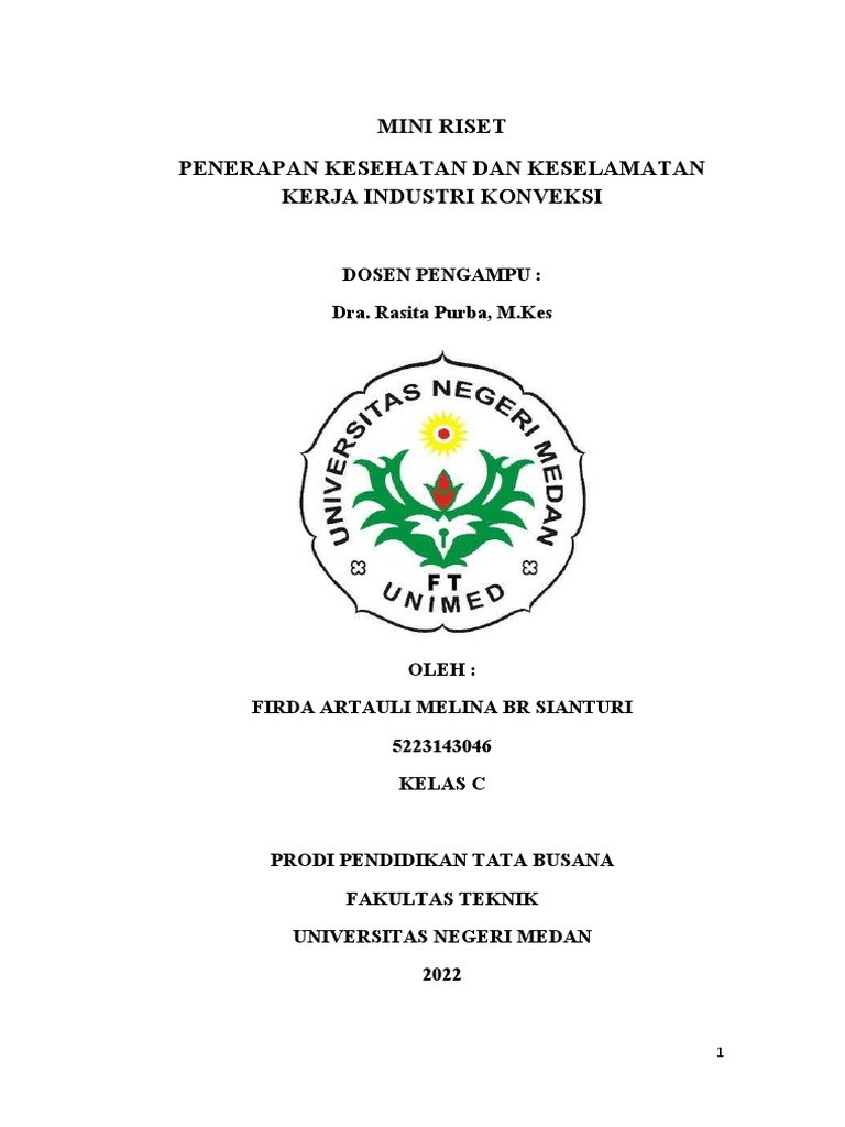 Miniriset K3 Firda Sianturi | PDF | Bisnis