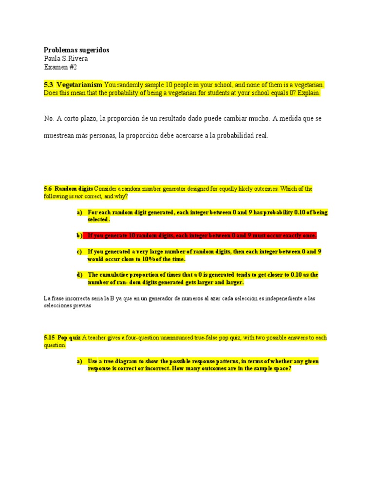 Problemas Sugeridos PT 2 | PDF | Quartile | Probability Distribution