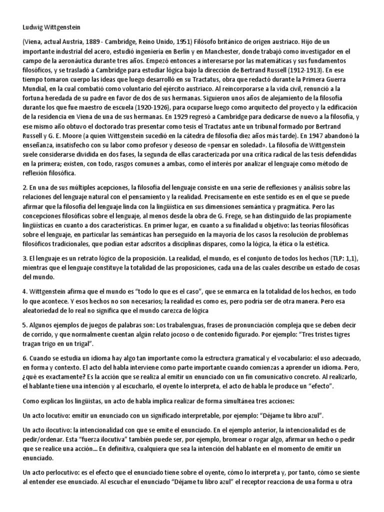 Ludwig Wittgenstein Pdf Ludwig Wittgenstein Bertrand Russell