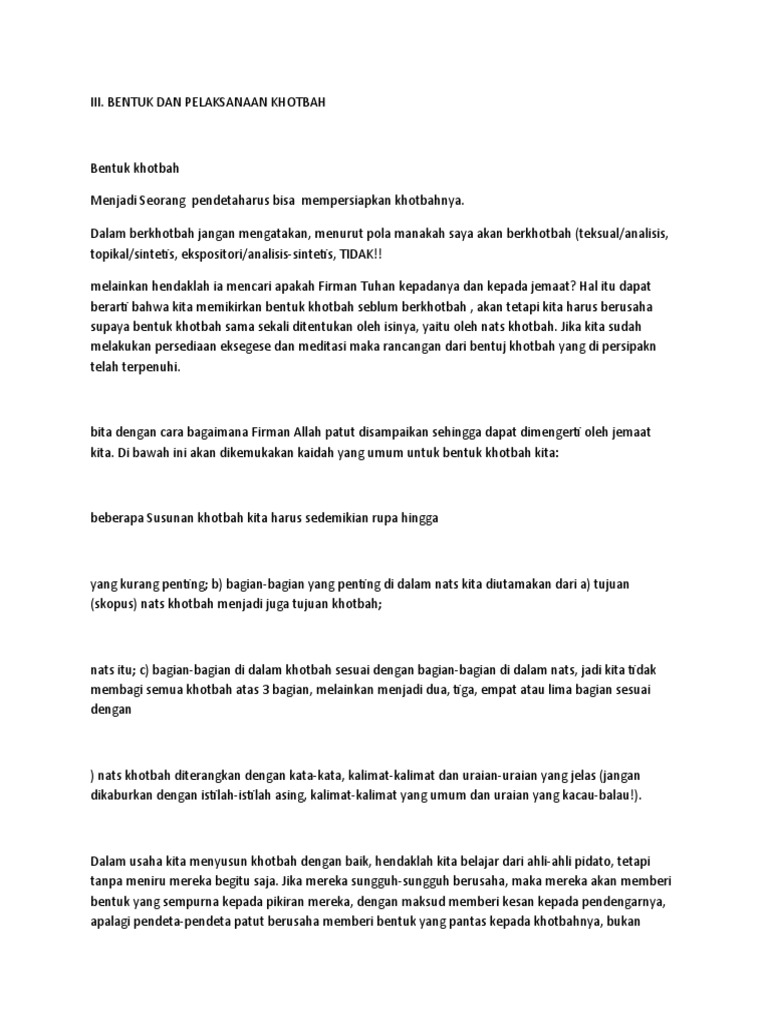 III. Bentuk Dan-Wps Office | PDF