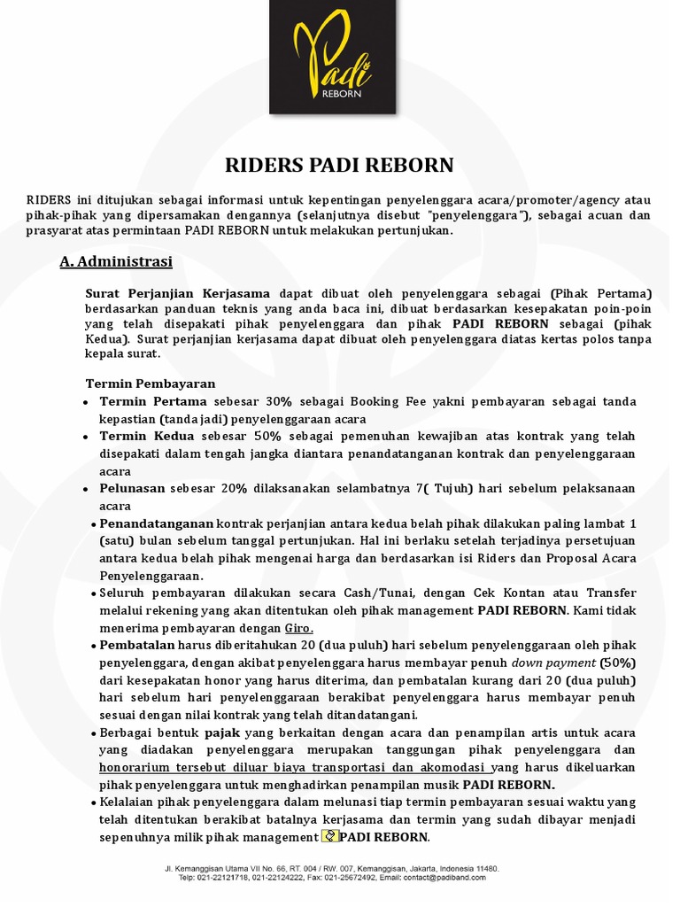 RIDERS PADI REBORN | PDF