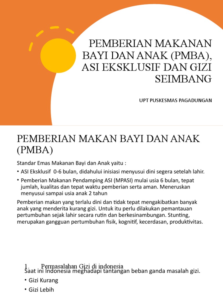 MATERI PMBA (PKM Pagadungan) | PDF