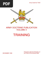 Six Section Battle Drills | PDF | Ammunition | Military Science