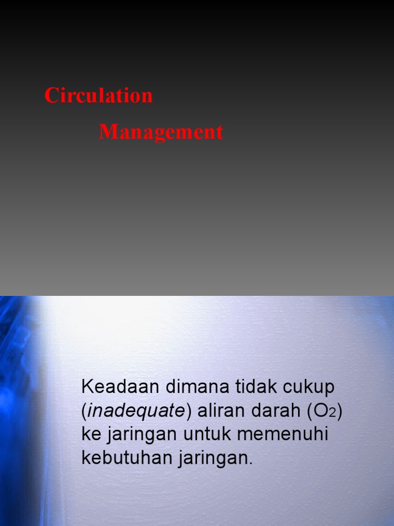 Circulation Management | PDF | Sains & Matematika