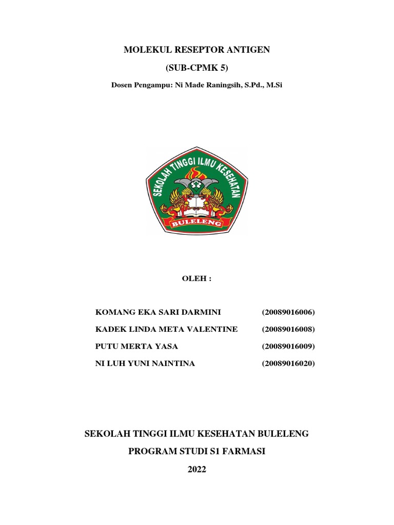 Imunologi CPMK 5 - Resume Molekul Reseptor Antigen | PDF