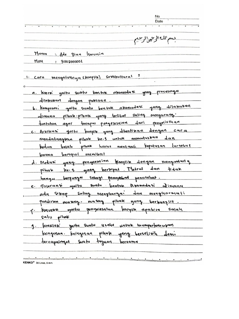 Ade Dian Karunia - 31102000001 - LI LBM 4 - Modul 3.3 | PDF