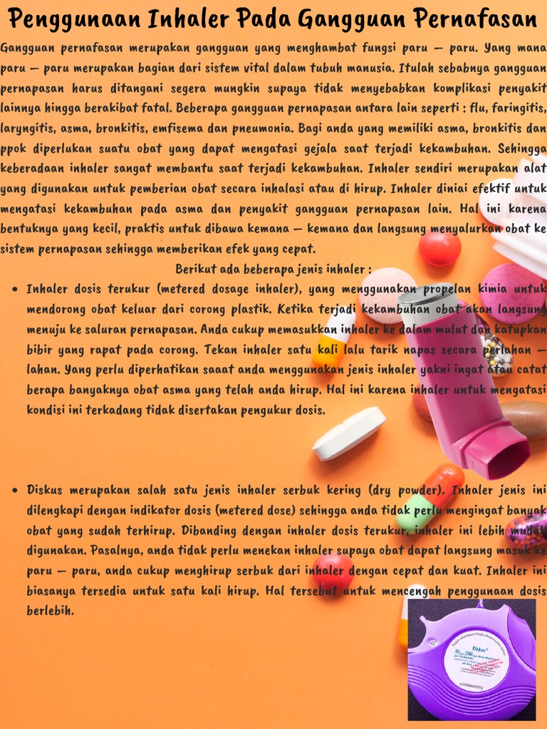 Artikel Penggunaan Inhaler | PDF