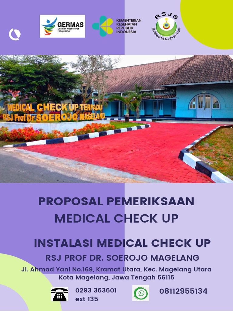 Paket Medical Check Up RSJ Soerojo Magelang | PDF