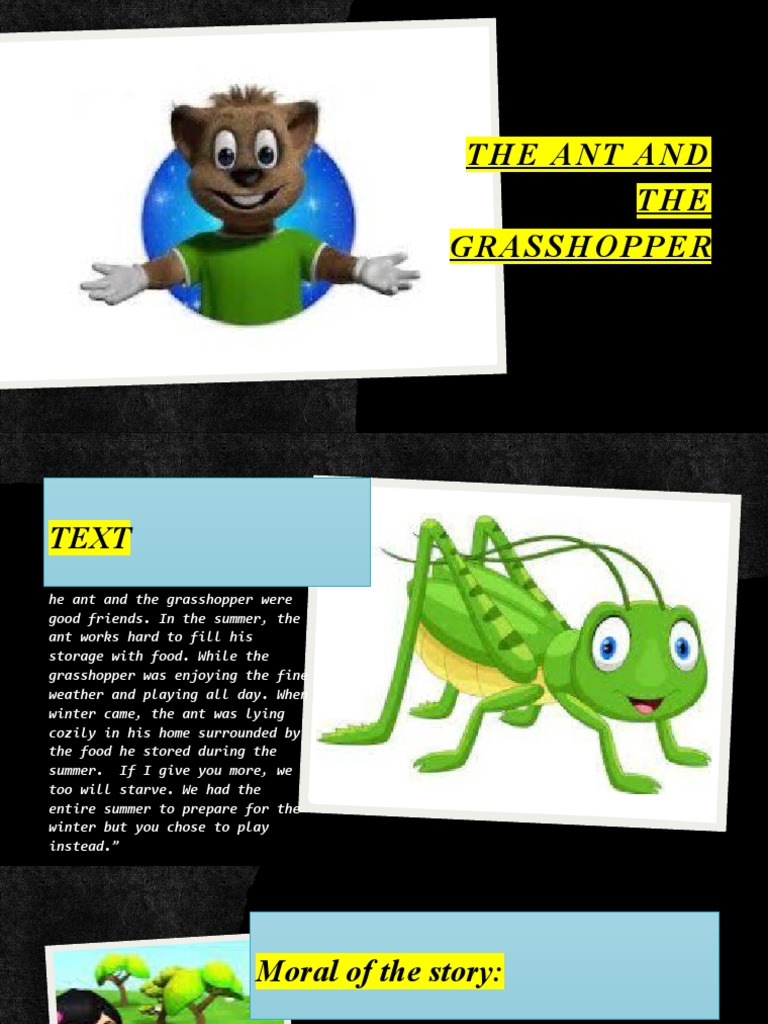The Ant and THE Grasshopper | PDF