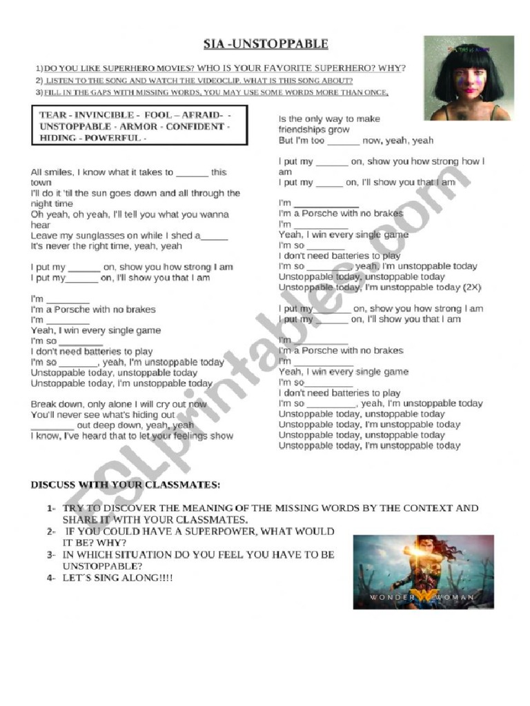 Sia Unstoppable | PDF