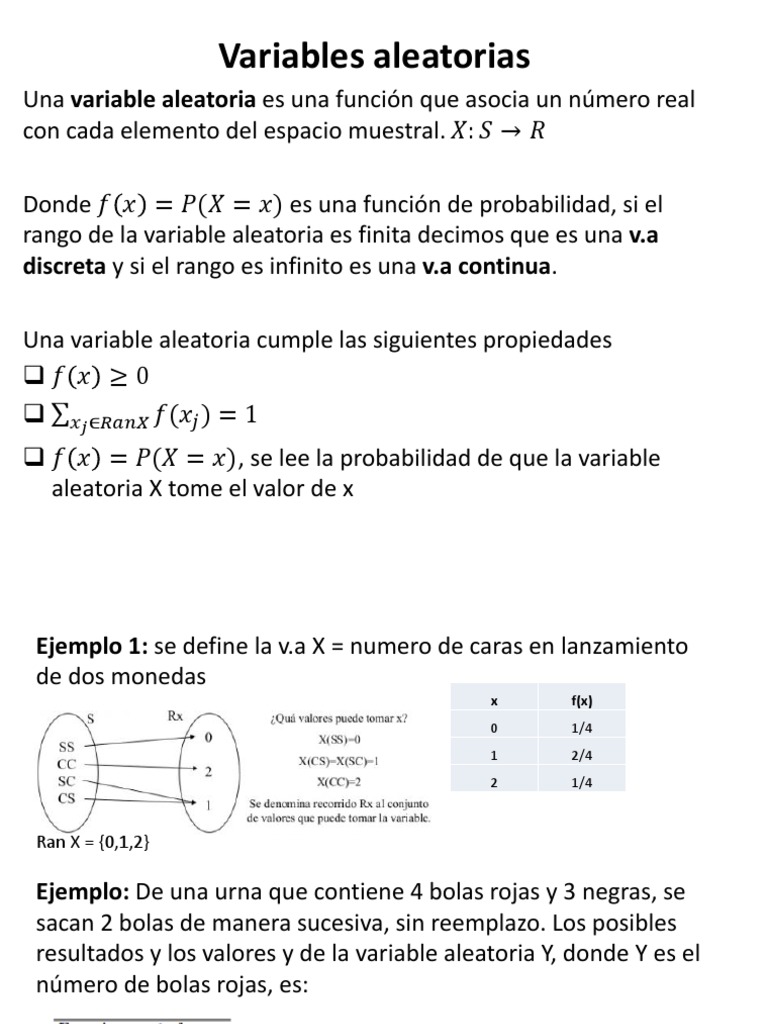 Introducción a Variables Aleatorias | PDF | Distribución normal | Variable aleatoria