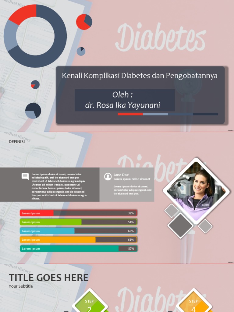 Diabetes PowerPoint Template by SageFox v40.02032 | PDF