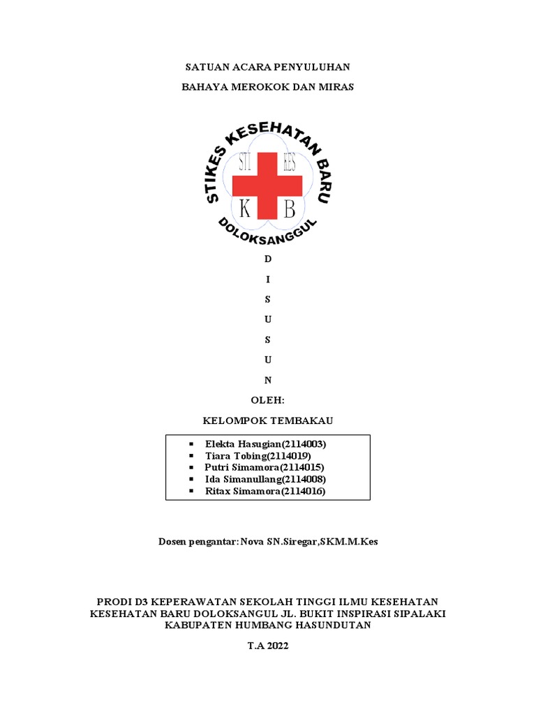 Bahaya Merokok dan Miras bagi Remaja | PDF | Pengembangan Diri