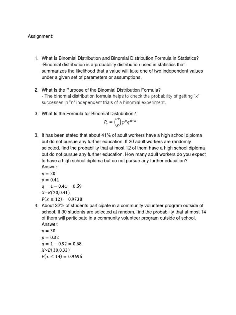 Assignment 9 in Engineering Data Analysis | PDF