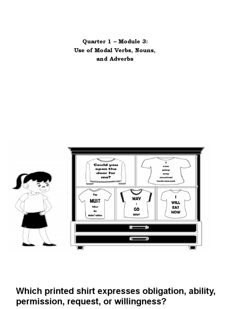 Modals | Download Free PDF | Adverb | Verb