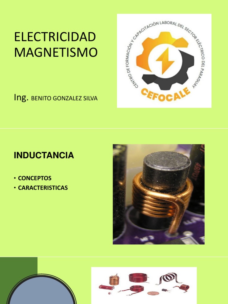 Clase de Inductancia y Circuito R-L, R-L-C 28-05-2022 | PDF | Inductor | Inductancia