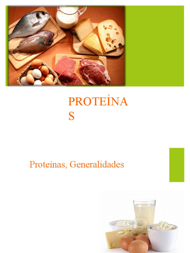 Presentacion 5 Proteinas (1) Modificada | PDF