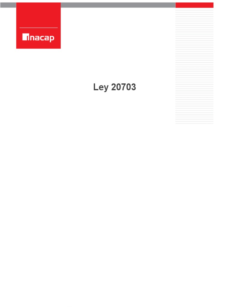 Ley 20703 | PDF | Arquitecto | Justicia