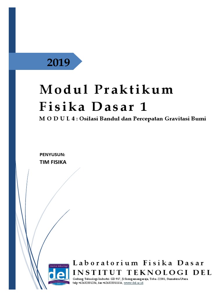 Modul 4 - Osilasi Bandul Dan Percepatan Gravitasi Bumi | PDF