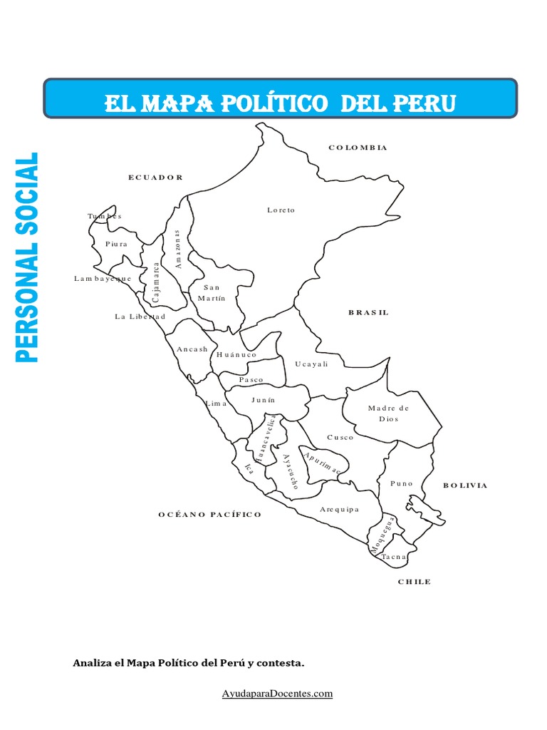 Mapa Politico Del Peru | PDF | Perú