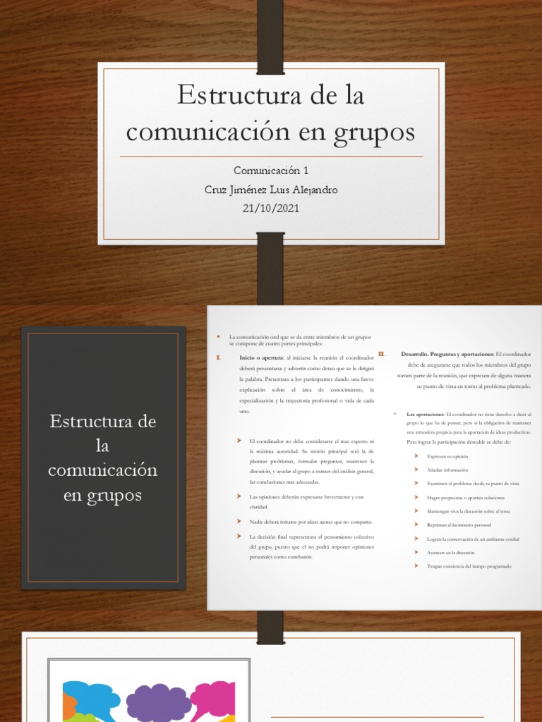 Estructura y elementos clave de la comunicación efectiva en grupos | PDF | Sumario abstracto ...