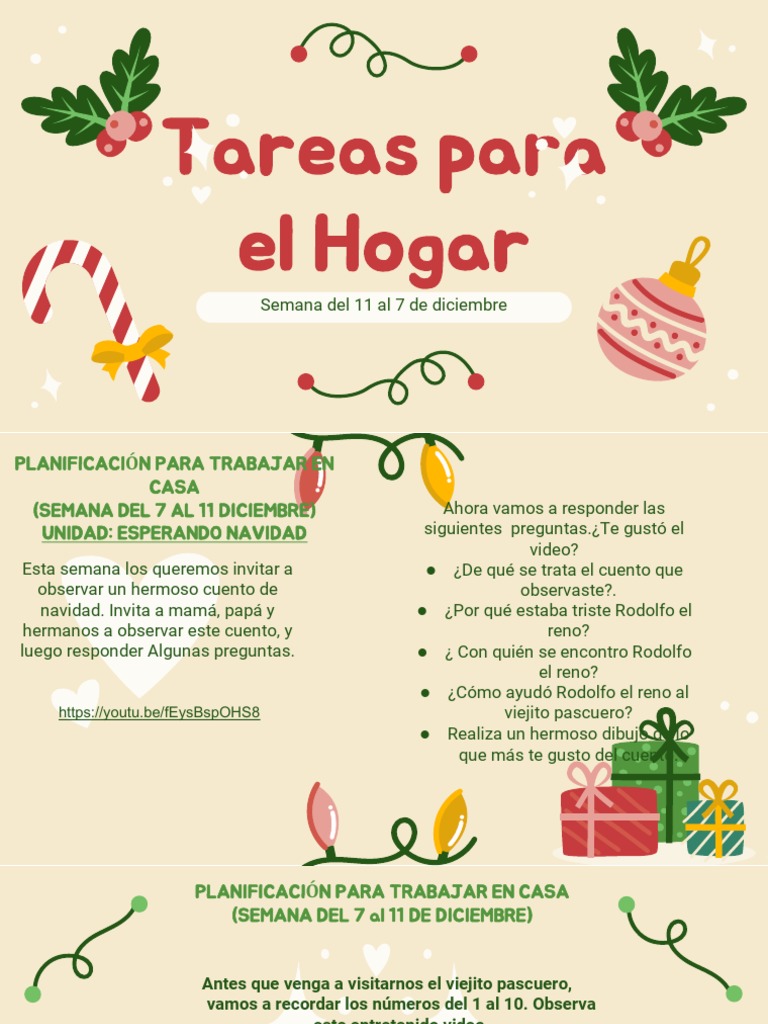 Planificación DICIEMBRE Pre Kinder | PDF | Galleta