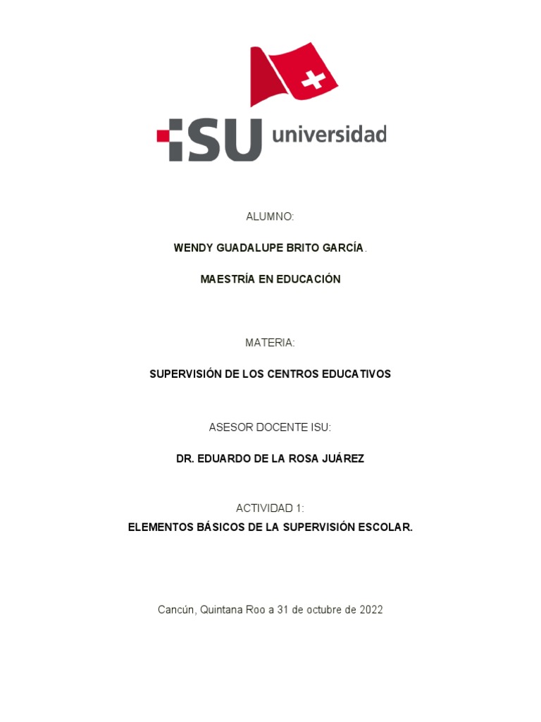 Act 1 Wendy Brito SV | PDF | Método de enseñanza | Aprendizaje