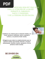 NORMA Oficial Mexicana NOM-007-SSA2-2016 | PDF
