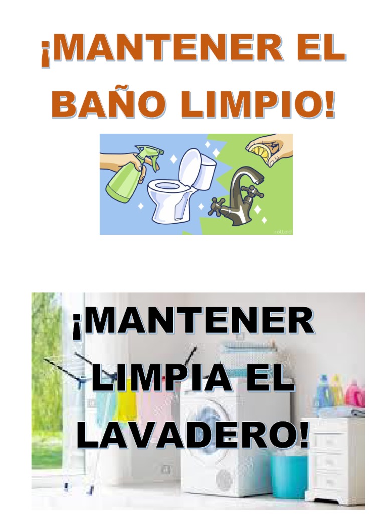 MANTENER EL BAÑO LIMPIO | PDF