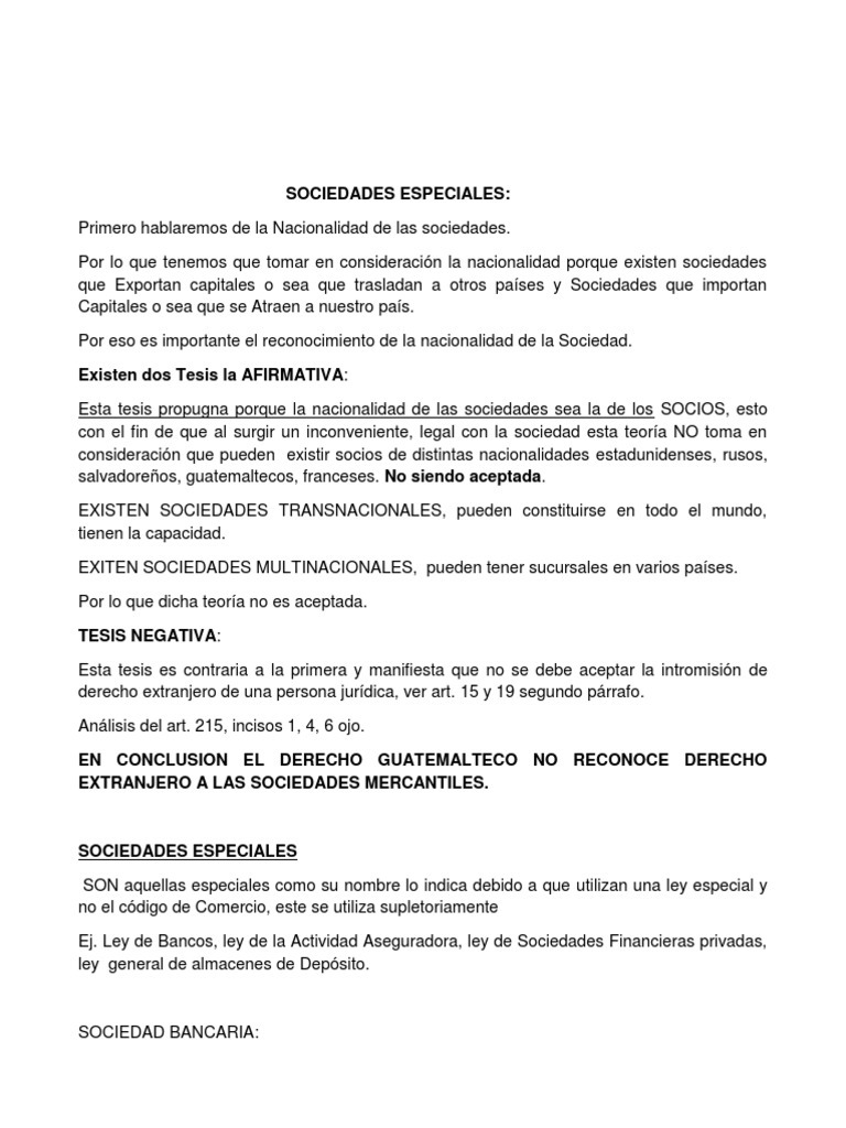 Sociedades Especiales | PDF | Seguro | Reaseguro