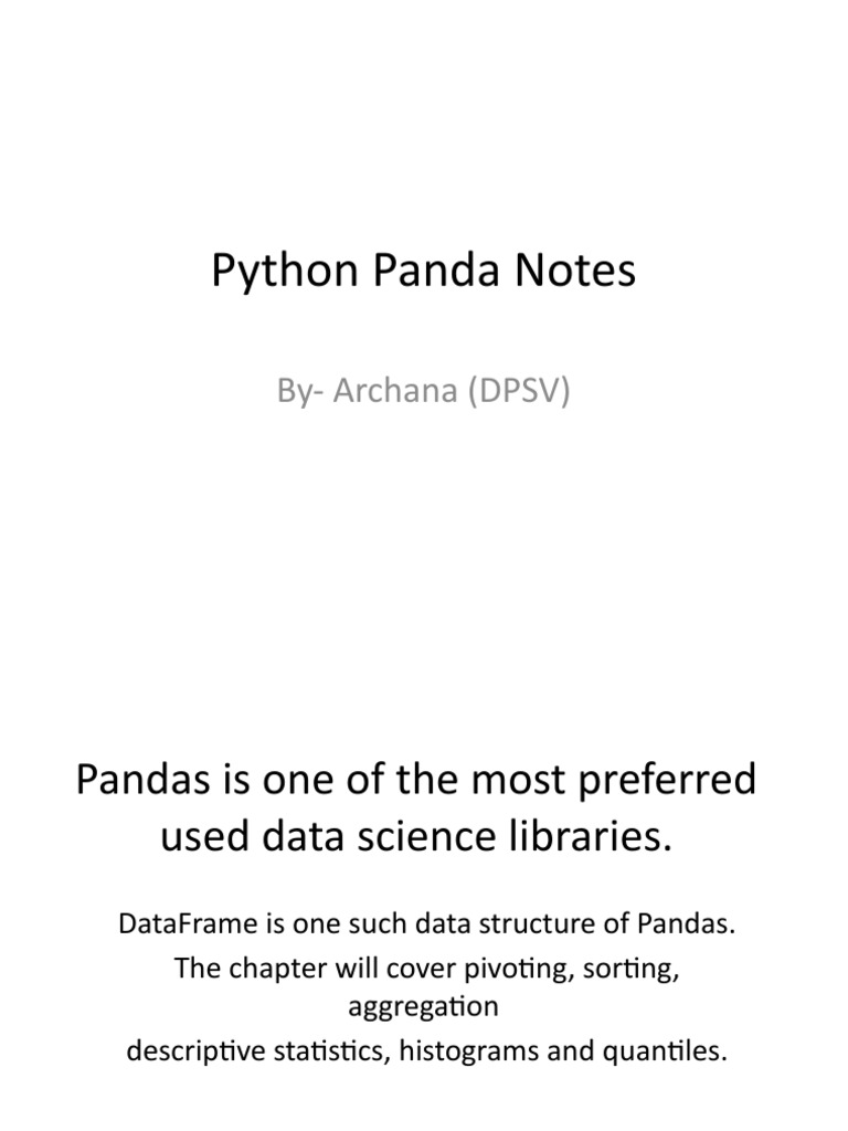 Python Pandas New Sylabus | Download Free PDF | Array Data Structure | Array Data Type