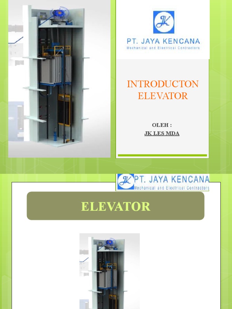 Materi Training Elevator | PDF