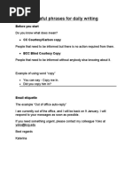 CELPIP Task 1 Letter Writing Guide | PDF