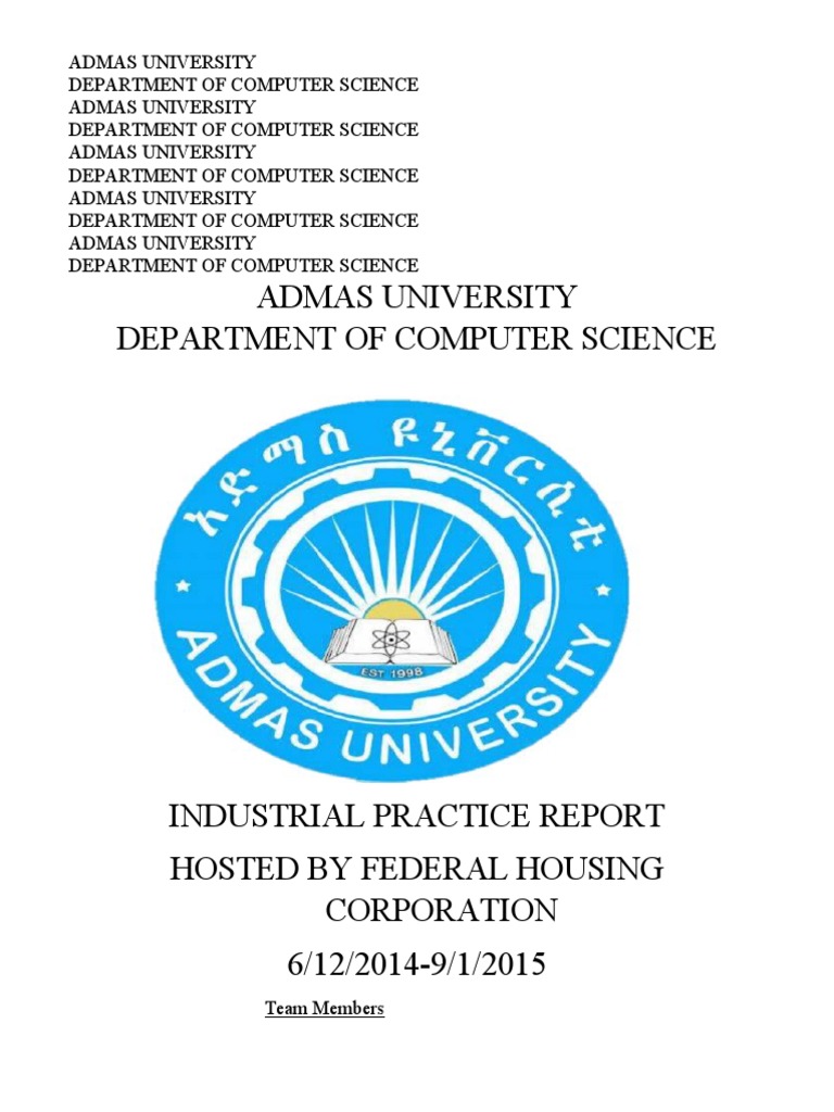 Admas University Department of Computer Science | PDF | Computer Network | Computer Hardware