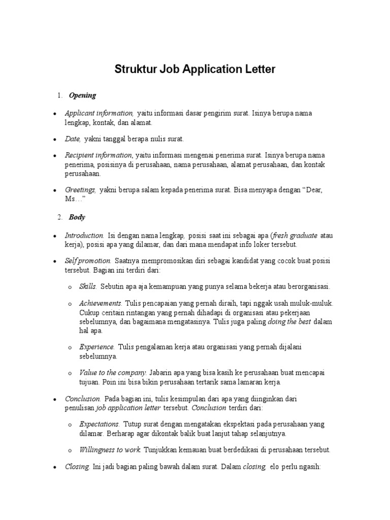 Job Aplication | PDF