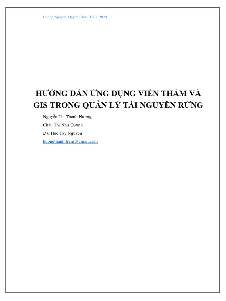 Huong Dan Tai Anh Va Su Dung QGIS - 2020 | PDF