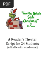 Grinch Script | PDF | Christmas | Leisure