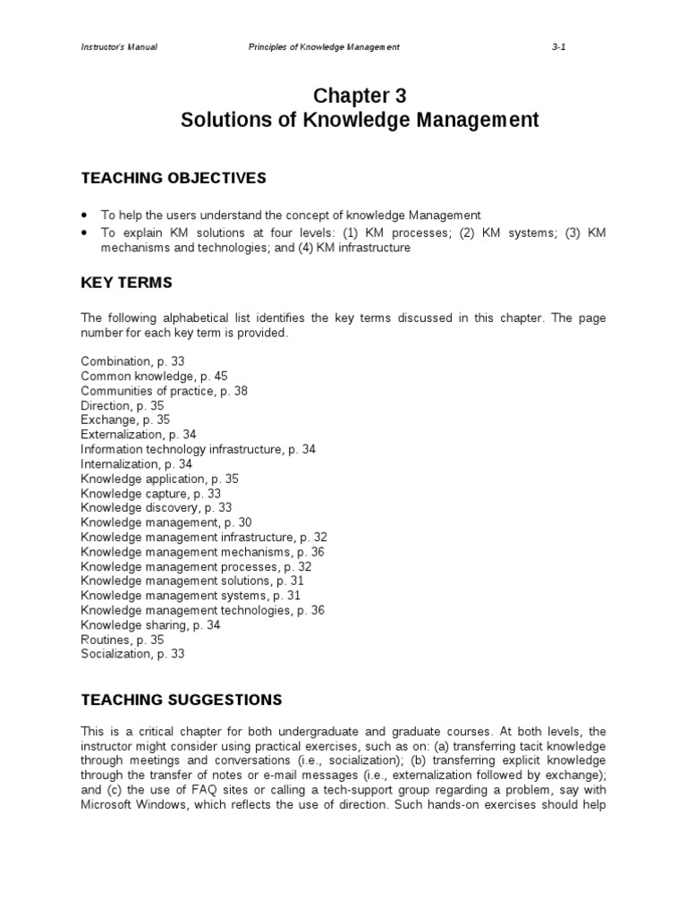 BecerraIM ch03 | PDF | Knowledge Management | Tacit Knowledge