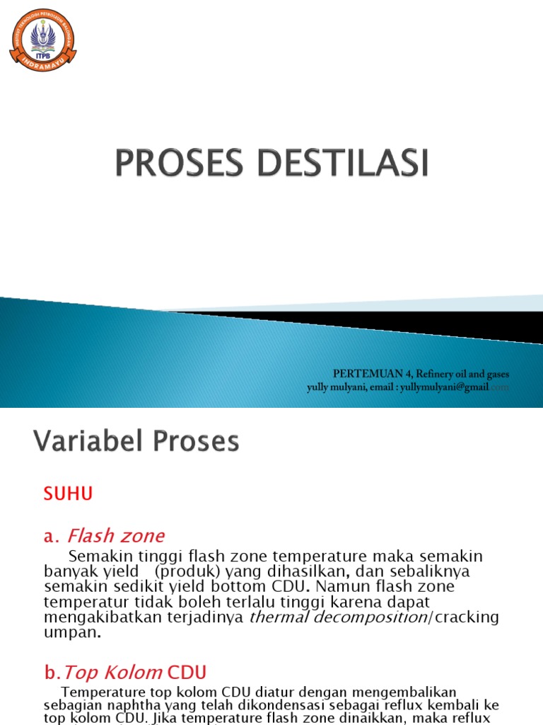 Proses Destilasi 4 | PDF