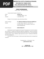 Contoh Surat Penarikan Kendaraan Berupa Motor | PDF