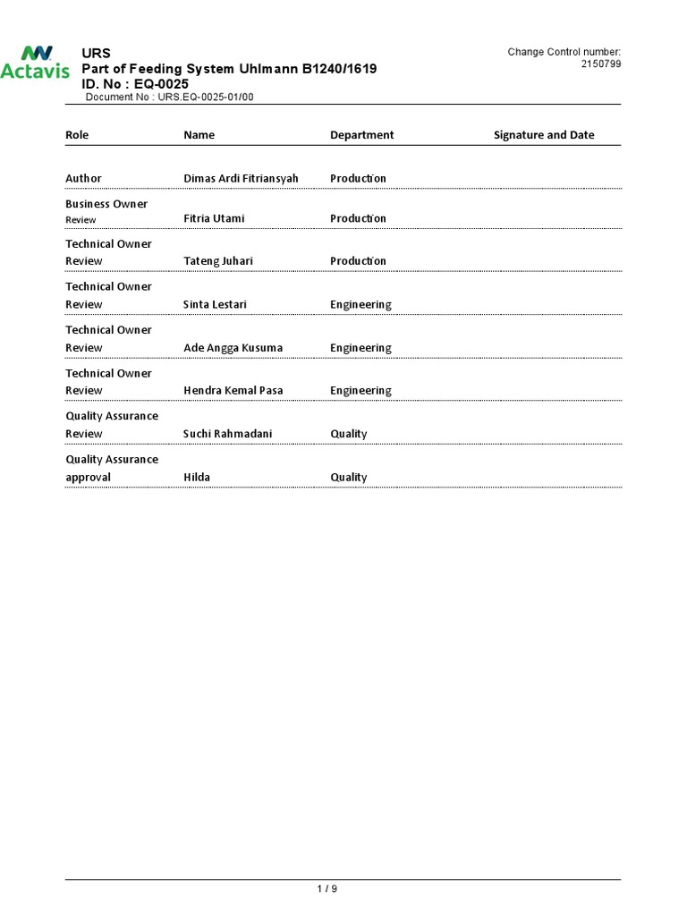 URS Part of Feeding System. Review | PDF | Risk | Patient Safety
