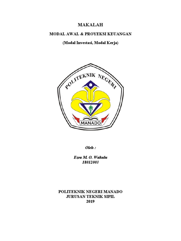 Modal Investasi, Modal Kerja | PDF