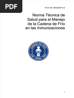 CADENA DE FRIO - NTS 136-MINSA-2017.RM 497-2017-MINSA y-DGIESP | PDF | Energía solar | Refrigerador