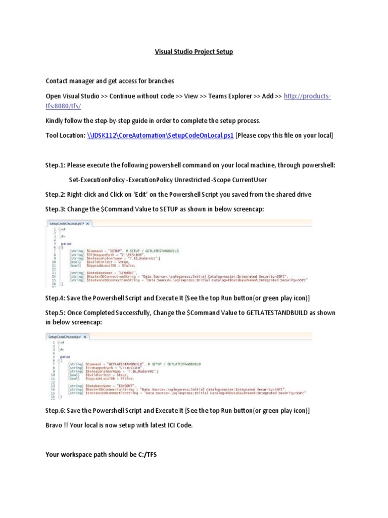 Visual Studio Project Setup | PDF | Computers