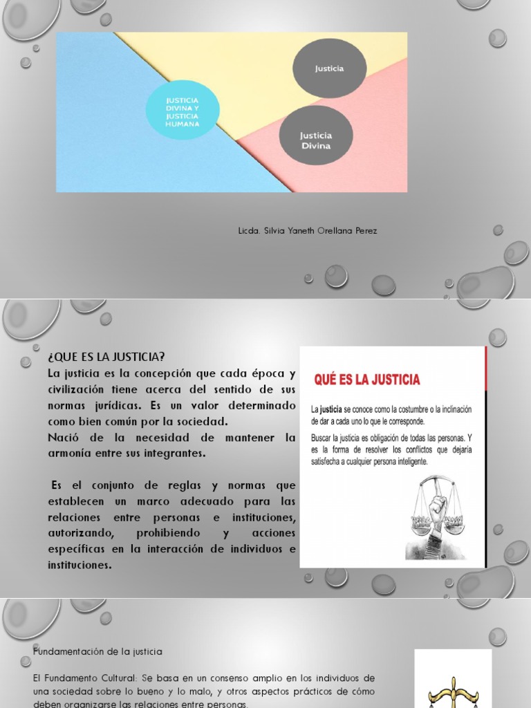 Presentación1 LA JUSTICIA DIVINA Y JUSTICIA HUMANA | PDF | Justicia | Crimen y violencia