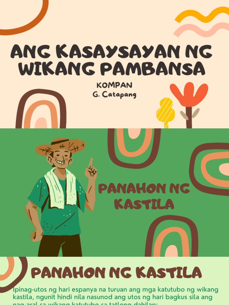 KASAYSAYAN NG WIKANG PAMBASA - Edited | PDF