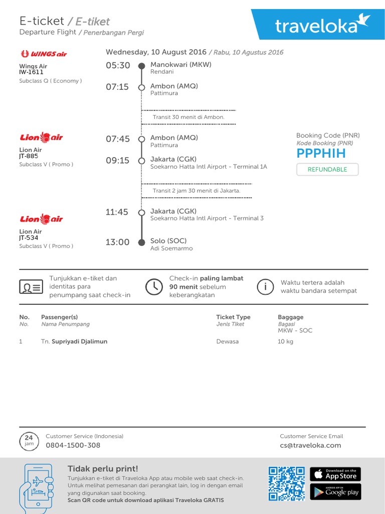 Agus F Wally-MKW-PPPHIH-SOC-FLIGHT - ORIGINATING | PDF
